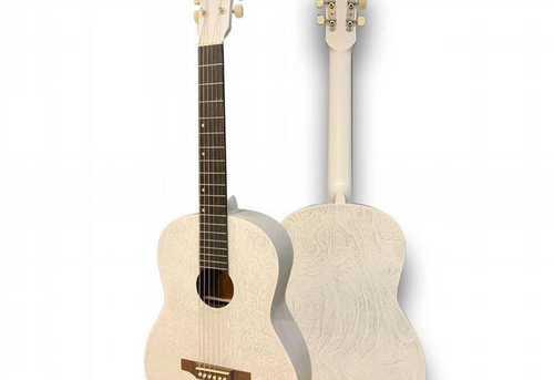 FB-11 Акустическая гитара, белая, Парма