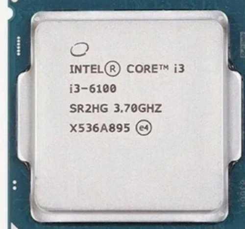 Процессор intel core i3 6100