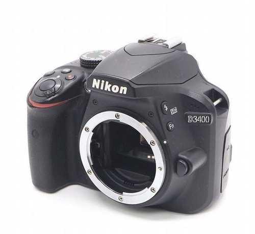 Nikon D3400 body (пробег 10080 кадров)