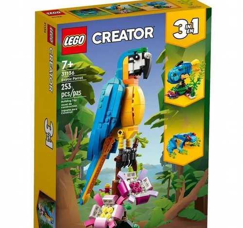 Lego Creator Экзотический попугай 31136