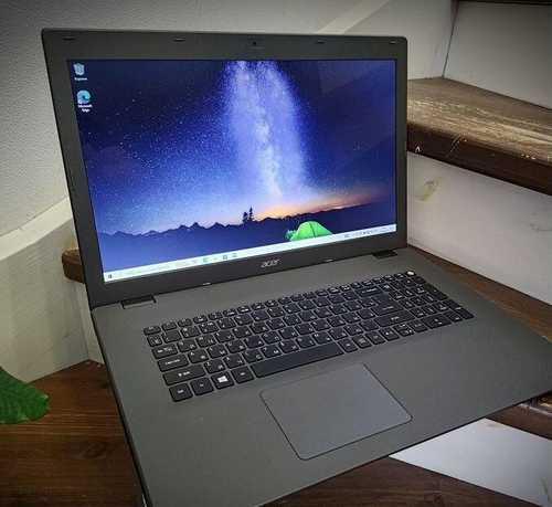 Продам ноутбук 17 дюймов Acer aspire E5-772-31FA