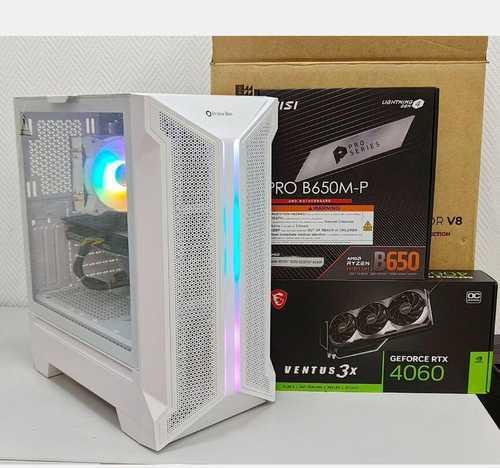 Сб AMD Ryzen 5-7500F/16Gb/nvme 512Gb/RTX 4060