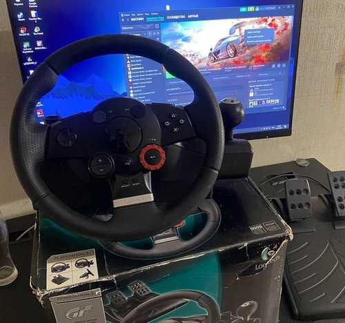 Игровой руль 900 Logitech Driving Force GT