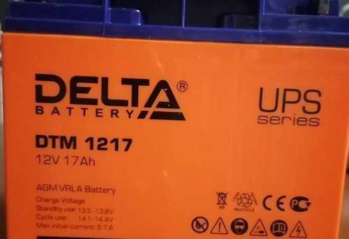 Аккумуляторная батарея Delta dtm 1217