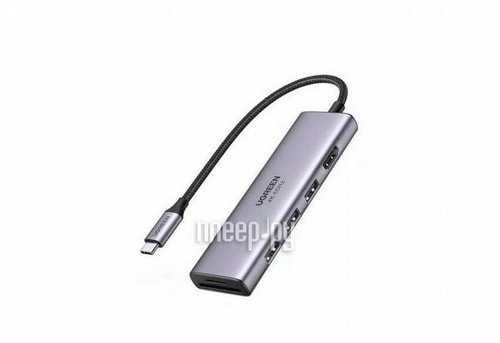 Хаб USB Ugreen CM511 USB-C - hdmi 3xUSB-A PD