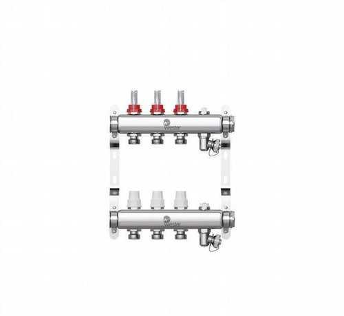Коллектор нерж. Wester 1"-3/4 в сборе на 3 выхода