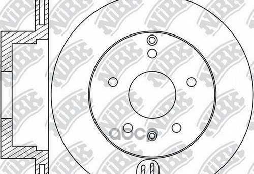 Диск тормозной opel antara RN1677 NiBK