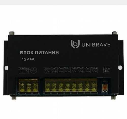 UB-бп-12V4А-4CH Блок питания Unibrave