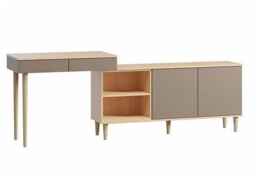 Стол-тумба Элвуд-1 Gene Latte Plywood