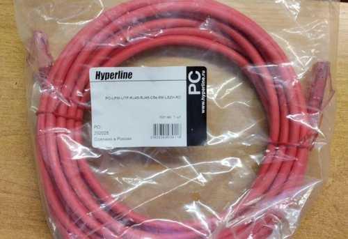 Hyperline PC-LPM-UTP-RJ45-RJ45-C5e-5M-lszh-RD