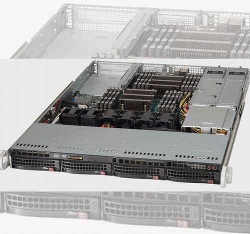 Сервер supermicro 1u 6017R-WRF