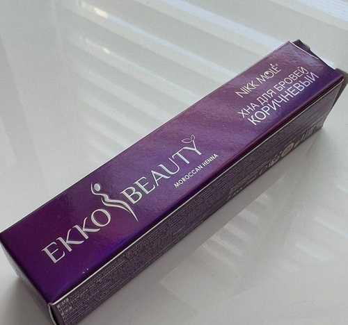 Хна для бровей ekko beauty