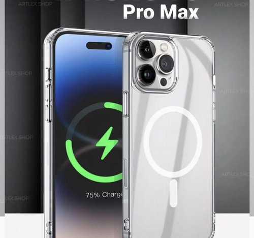 Прозрачный чехол на iPhone 16 pro max