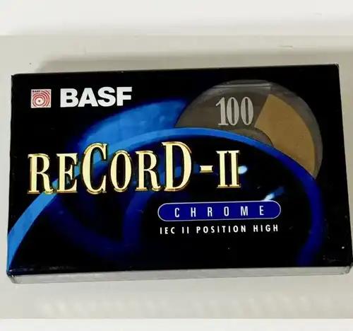 Новая аудиокассета BASF Record -II 100