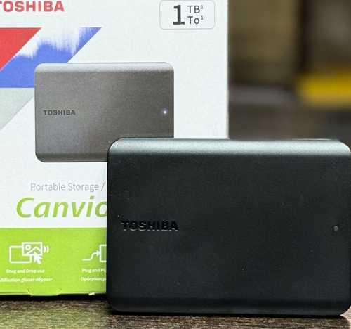 Внешний жесткий диск 1 тб HDD Toshiba Canvio Basic