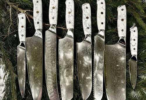 Набор кухонных ножей damasteel