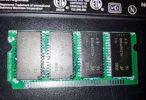 Модуль памяти sodimm 64MB FPM 72 pin