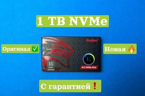 SSD XF 1TB / 1тб, M.2 2280 kingspec Новый