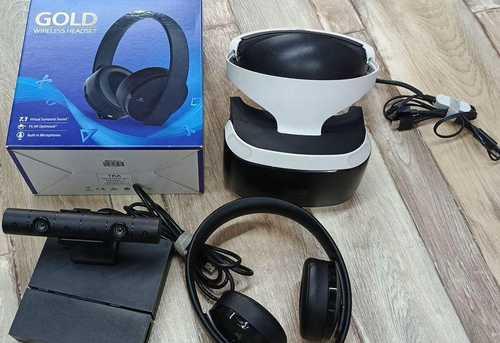 Sony playstation 4 vr шлем+наушники Sony gold