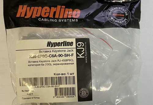 Hyperline KJ9-8P8C-C6A-90-SH-F