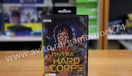 Картридж sega Contra Hard Corps (16 bit) для Сеги