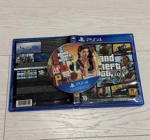 Диск на PS4 PS5 GTA5 Gta5 в хорошеем состоянии