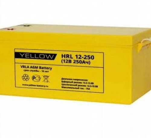 Аккумулятор yellow HRL 12-250
