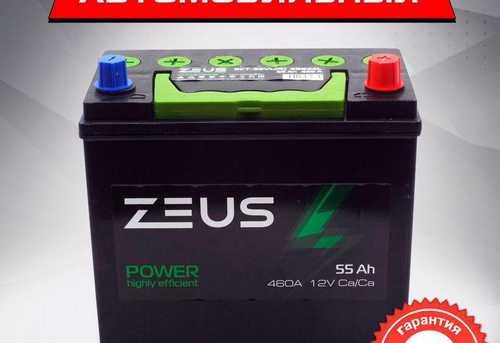 Аккумулятор zeus power 55 Ач о.п. Nissan