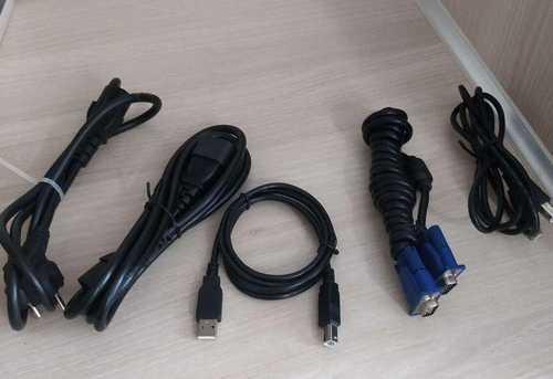 Провод 220в. usb3.0 vga