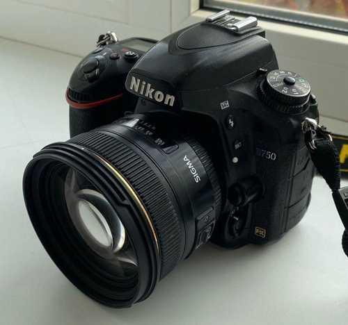 Продам Nikon D750 и объектив Sigma 50mm 1.4f