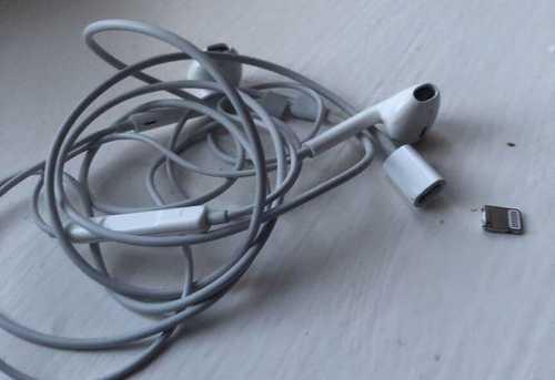 Наушники apple earpods lightning