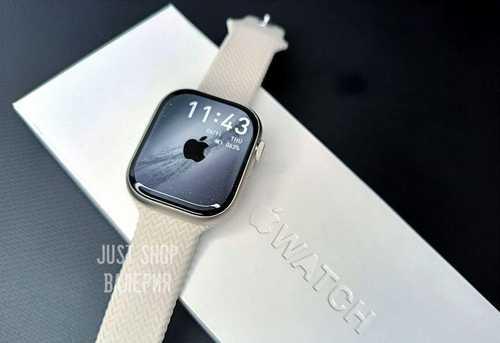 Apple Watch 9 45mm (Гарантия) Серебряные