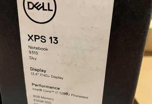 Dell Xps 13 i7-1250u/8Gb/512Gb Sky