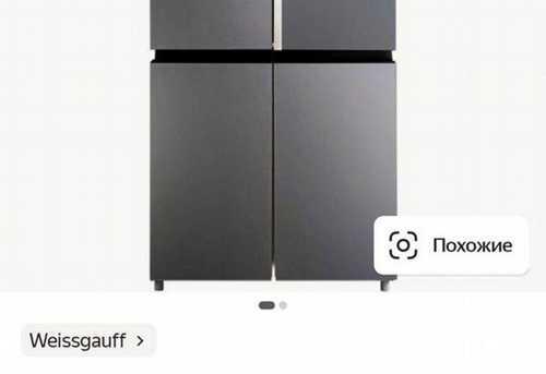 Холодильник Weissgauff WCD 590 Biofresh Grey Glass
