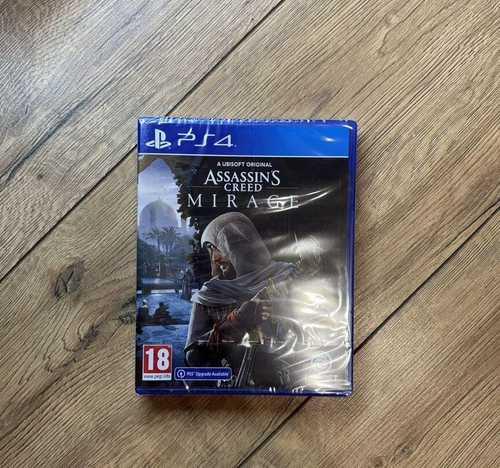 Диск assasin creed mirage ps4 новый