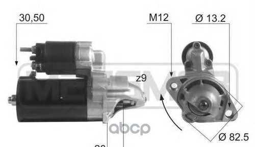 Стартер audi A6 2.4/2.8 98-05 1.4kw 220476 Era