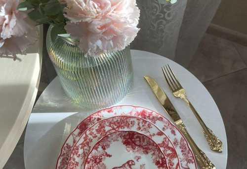 Dior набор тарелок