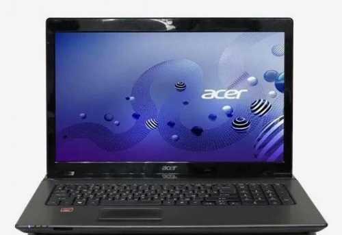 17.3" Acer Aspire 7750, 1000 ГБ, Core i3-2330M, RAM 12 ГБ, Intel HD Graphics 3000