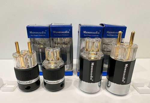 Силовые коннекторы Monosaudio-F109G медь