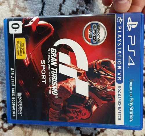 Grand Turismo Sport ps4 диск