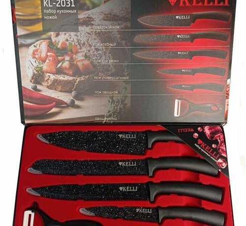 Набор кухонных ножей Kelli из 6 предметов