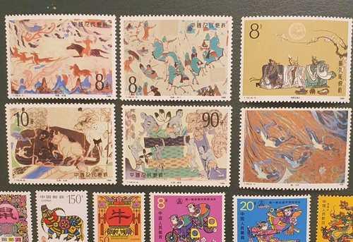 Почтовые марки Китай 1988,1996,1997