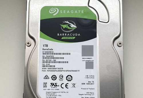 Жесткий диск Seagate Barracuda 1Тб