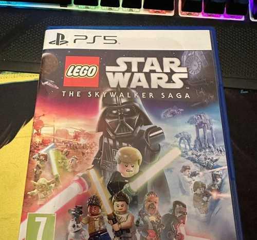 Lego star wars the skywalker saga ps5 диск