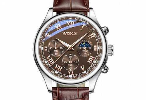 Кварцевые мужские часы "Wokai"
