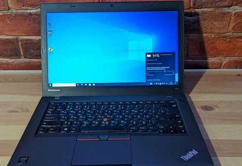 Ноутбук Lenovo ThinkPad T450 i5/SSD/2 батареи