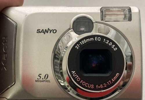 Цифровой фотоаппарат винтаж sanyo s 5