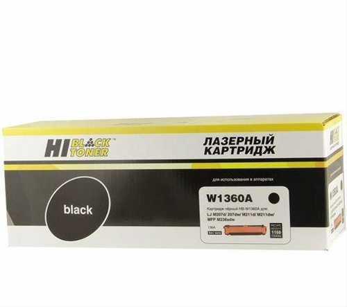 Картридж HB-W1360A HP (Hi-Black) без чипа