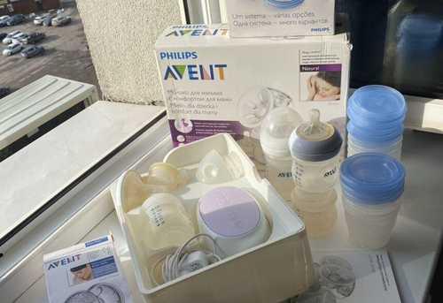 Набор с Молокоотсос электрический philips avent