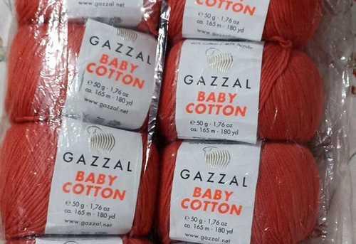 Пряжа gazzal baby cotton gazzal jeans